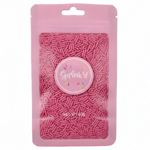 SPRINK'D | JIMMIES | RED | 60G – Top Tier Cake Supplies