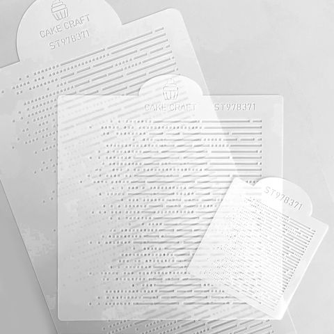 MATRIX | 3 PIECE | STENCILS – Top Tier Cake Supplies