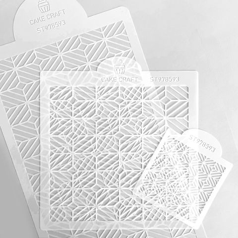 DIAMOND | 3 PIECE | STENCILS – Top Tier Cake Supplies
