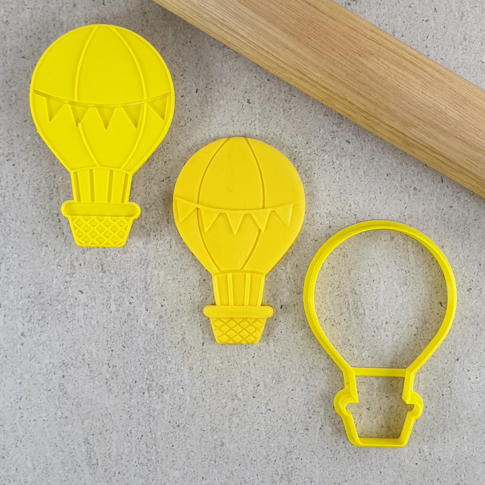 Hot Air Balloon Cutter & Embosser Set – Top Tier Cake Supplies