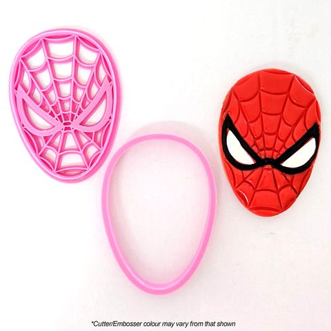 Spider Man Cookie Cutter Spiderman Face Cutter – Iced